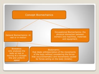 1. Biomechanics.pptx is a ppt to describe about biophysics | PPTX