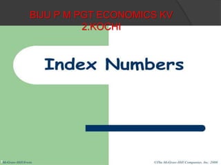 index numbers OF CLASS XI STATISTICS - COMMERCE | PPT