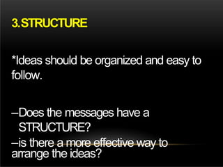 Evaluating Messages or Images for COmmunications | PPTX