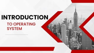 1. Introduction to Operating System. pptx | PPT