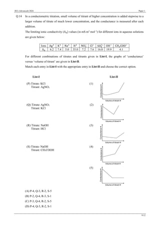 JEE1_This section contains FOUR (04) questions | PDF