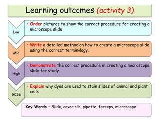 IGCSE Year 7 Biology : Using Microscopes | PPT