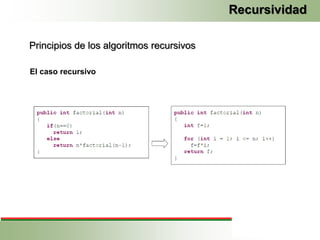 Generalidades, tipos y ejemplos de Recursividad | PDF