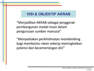 TAHAP 1 SLIDE 1. KONSEP DAN PELAKSANAAN AKRAB | PDF