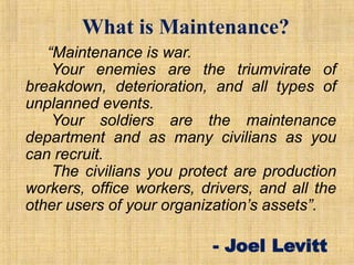 Maintenance Management 1.2_Maintenance Philosophy.ppt
