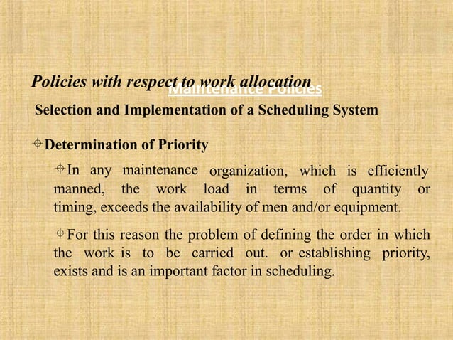 Maintenance Management 1.2_Maintenance Philosophy.ppt | Business ...