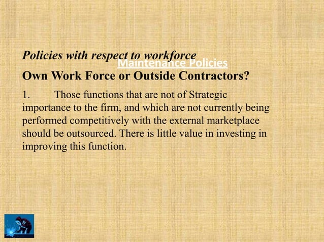 Maintenance Management 1.2_Maintenance Philosophy.ppt | Business ...