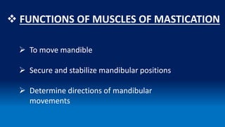 1. MUSCLES OF MASTICATION Described in detail .pptx