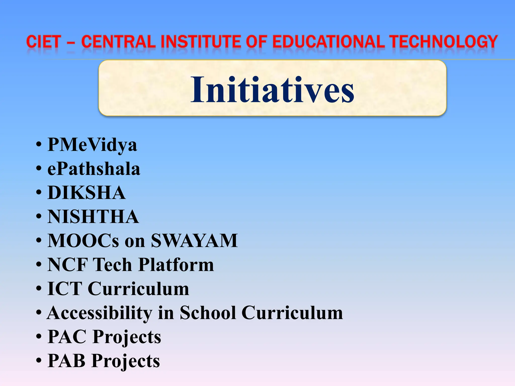 Central institute of education technology ppt.pptx