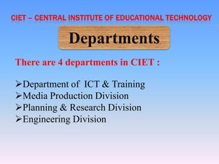 Central institute of education technology ppt.pptx
