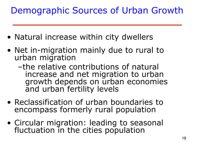 1...WORLD URBANIZATION.................. | PPT