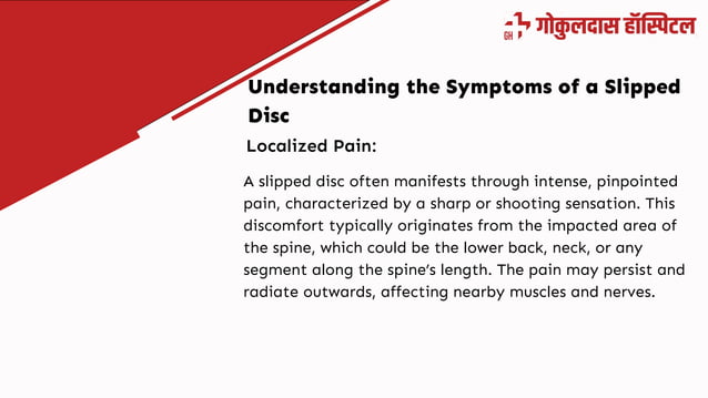 Identifying Major Symptoms of Slip Disc. | PPT