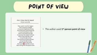 Language of Poetry (This includes presentation about the different ...