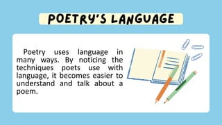 Language of Poetry (This includes presentation about the different ...