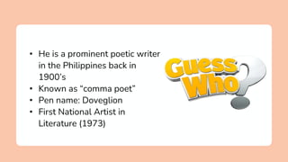 Language of Poetry (This includes presentation about the different ...