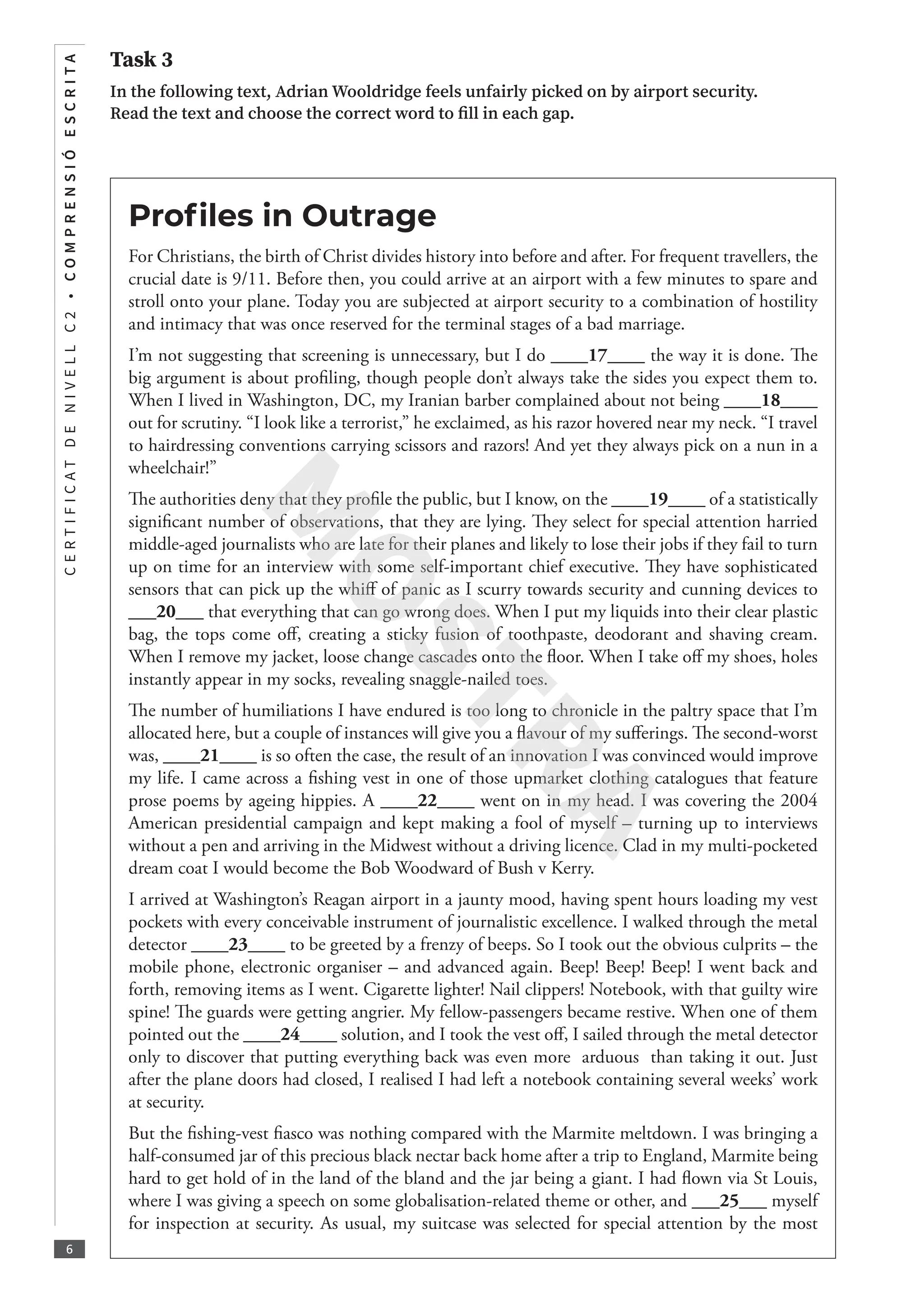 READING & LISTENING COMPREHENSION EOI C2 | PDF