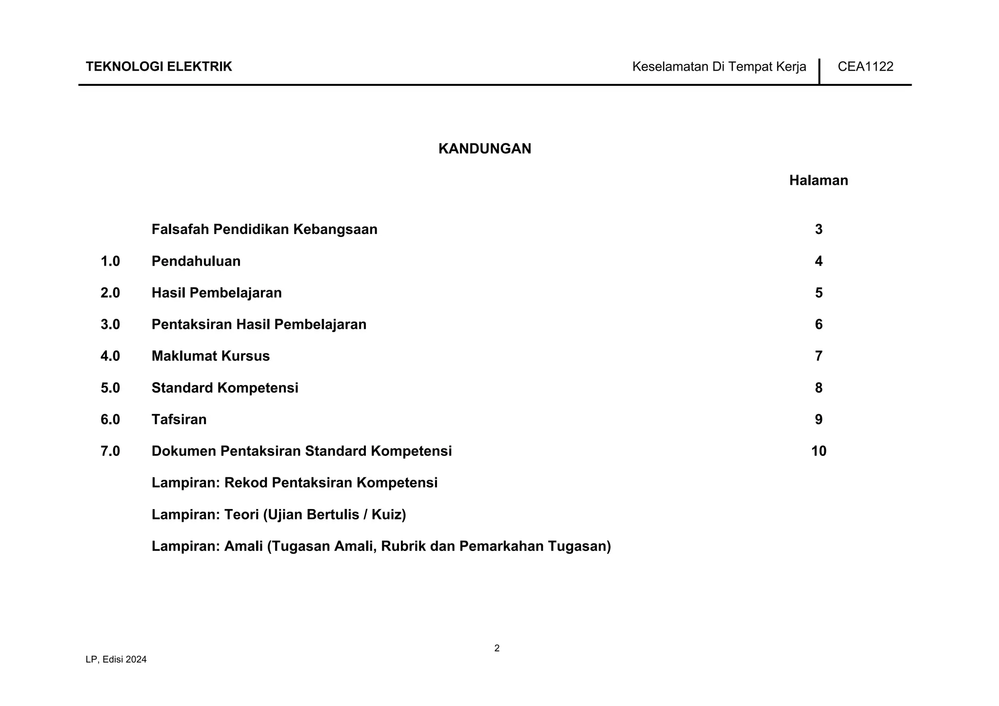 1.DPSK_CEA1122 untuk keselamatan dan kesihatan | PDF