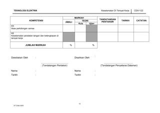 1.DPSK_CEA1122 untuk keselamatan dan kesihatan | PDF