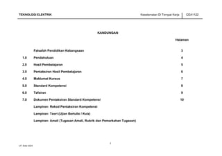 1.DPSK_CEA1122 untuk keselamatan dan kesihatan | PDF