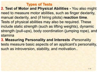 1. Employee Testing & Selection(Finals).pptx