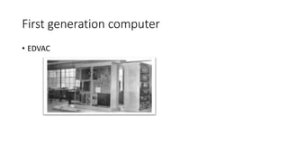 1.History of Computers. computer generationpptx | PPT