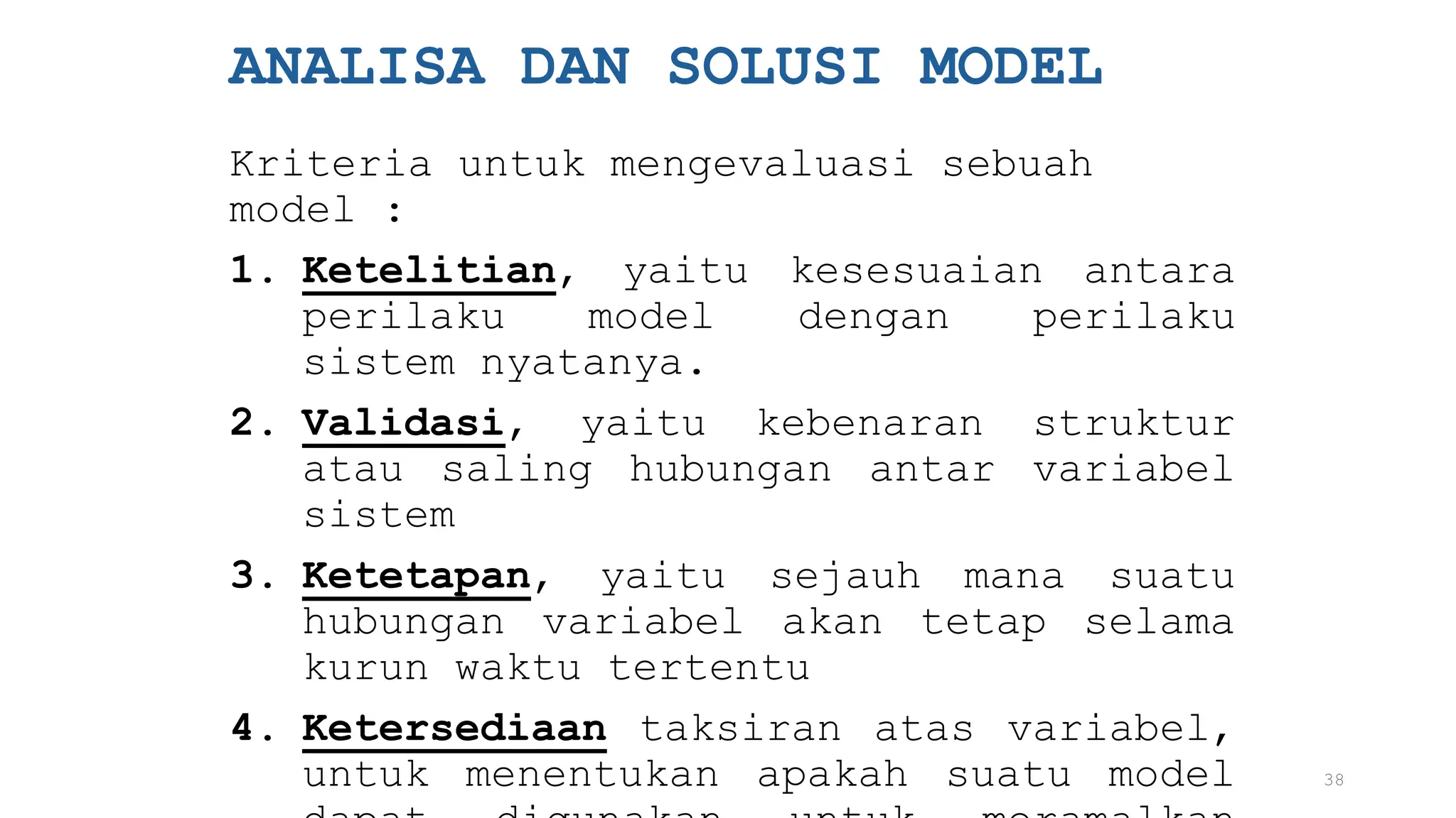 PEMODELAN SISTEM (Update 2024) - Simulasi Sistem Industri | PPTX