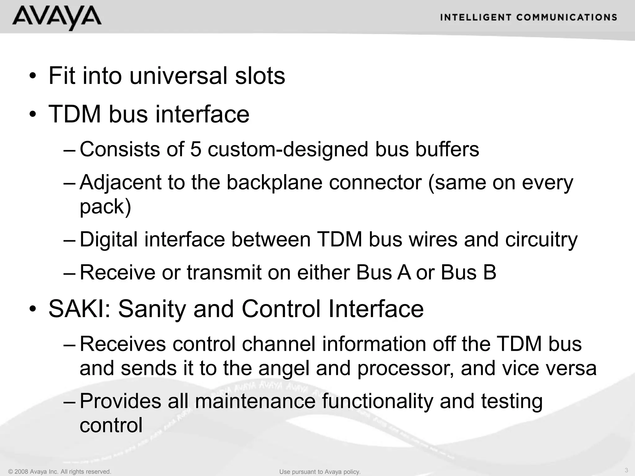 1.TDM_bus documents which help understand tdm bus | PPT