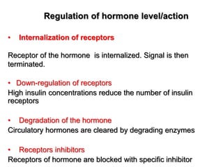 1. Hormones and their examples, characteristics | PPT