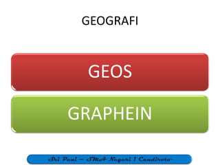 File Presentasi materi Pengertian Geografi | PDF