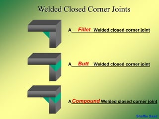 Welding Terminology, testing and commissioning | PPT
