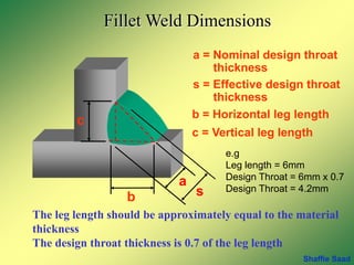 Welding Terminology, testing and commissioning | PPT
