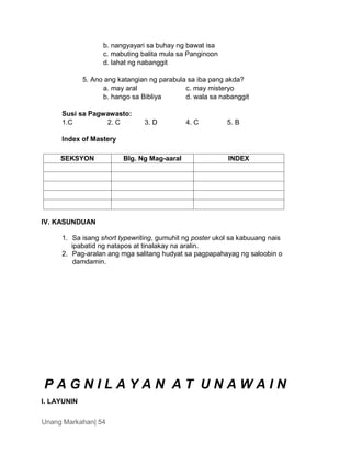 DLL FILIPINO 10. Aralin 1.3 BANGHAY ARALIN SA FILIPINO | PDF