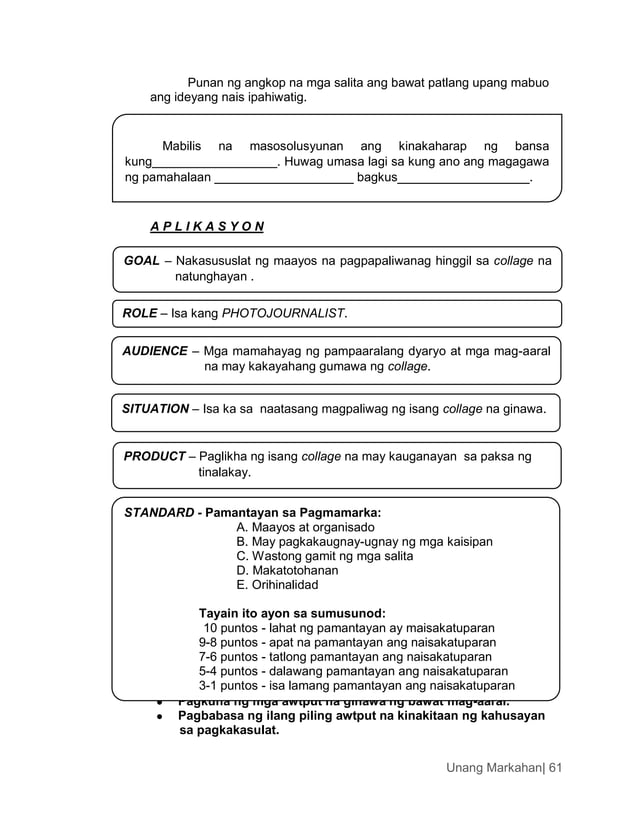 DLL FILIPINO 10. Aralin 1.3 BANGHAY ARALIN SA FILIPINO | PDF
