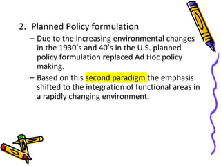 BAHAN KEBIJAKAN BISNIS (Defining Business Policy) | PPT