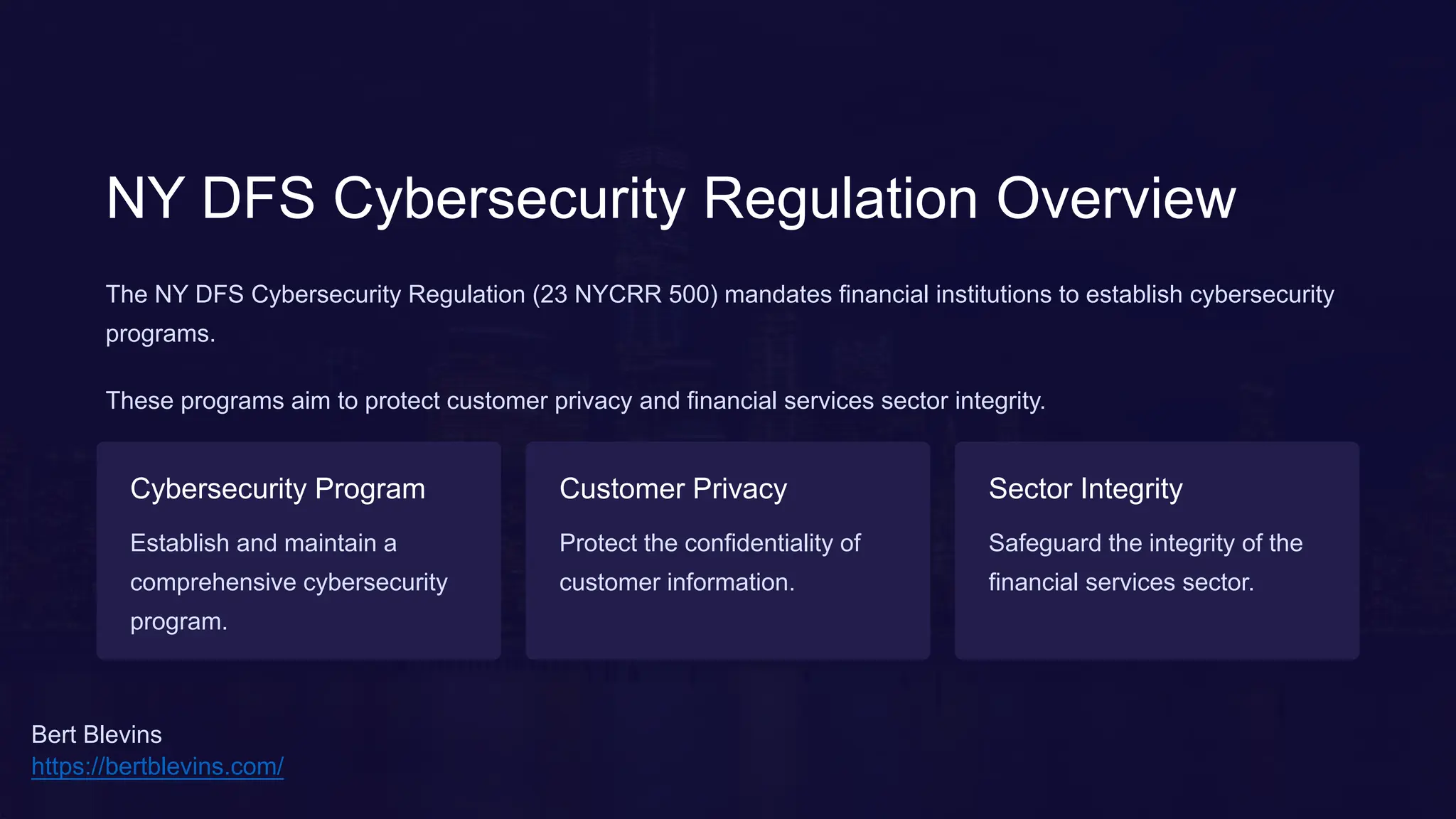 Privileged Access Management (PAM) - NY DFS Regulation | PPT