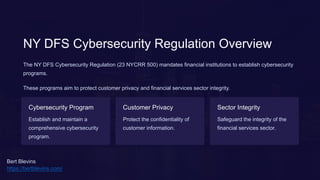 Privileged Access Management (PAM) - NY DFS Regulation | PPT
