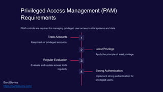 Privileged Access Management (PAM) - NY DFS Regulation | PPT