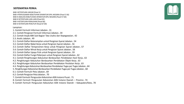 BIMTEK ANALISIS JABATAN DAN ANALISIS BEBAN KERJA (ABK) ASN | PPTX
