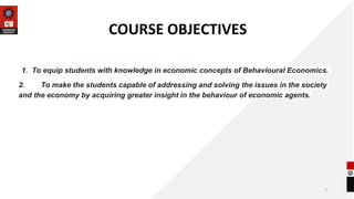 1.1.1 Behavioural economics.pptx introduction | PPT