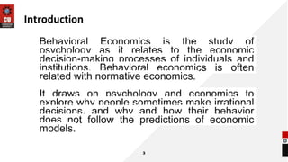 1.1.1 Behavioural economics.pptx introduction | PPT