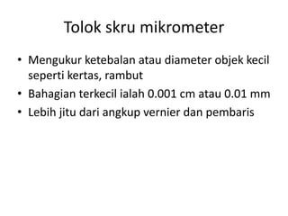 1.4 Penggunaan alat pengukur.pptx Science form 1 from textbook | PPT