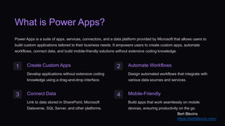 Revolutionizing Business Processes with SharePoint Online and Power Apps | PPT