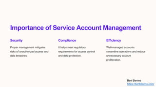 What is a Service Account | Understanding Service Account | PPTX