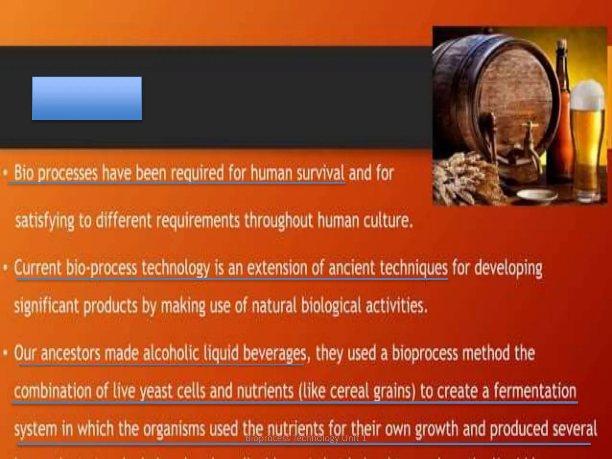 History & overview of Bioprocess Technology.pptx