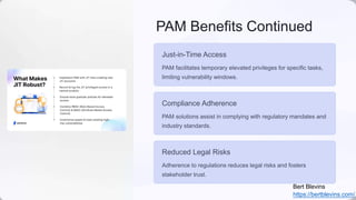 Exploring the Depths of Privileged Access Management (PAM) | PPT