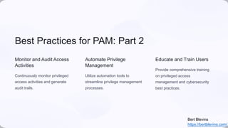 Exploring the Depths of Privileged Access Management (PAM) | PPT