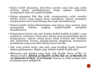 1. Definisi Hadith dalam subject Ulum Hadith | PPTX