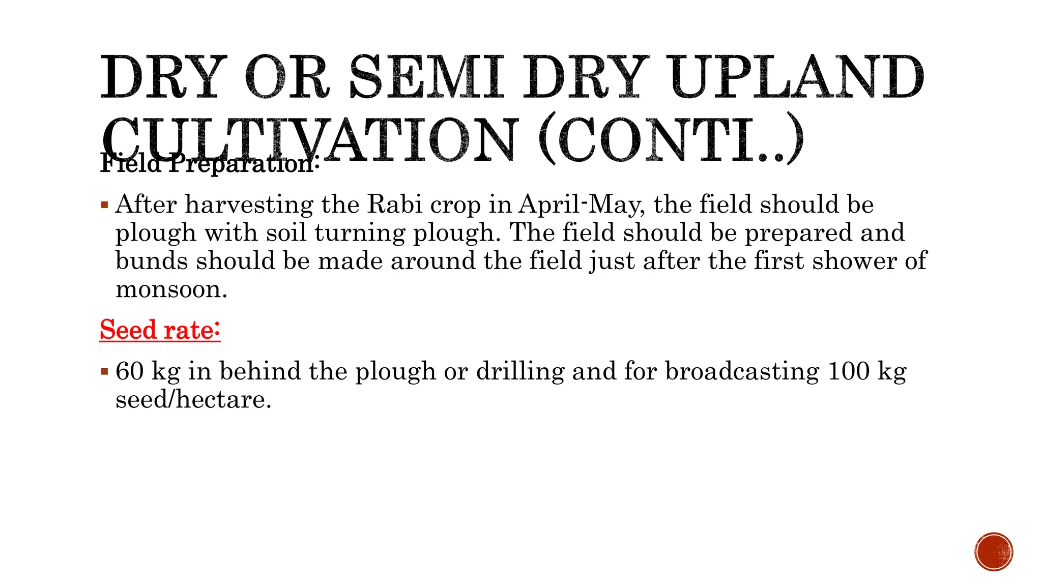 1. Rice crop cultivation, current data . | PPTX