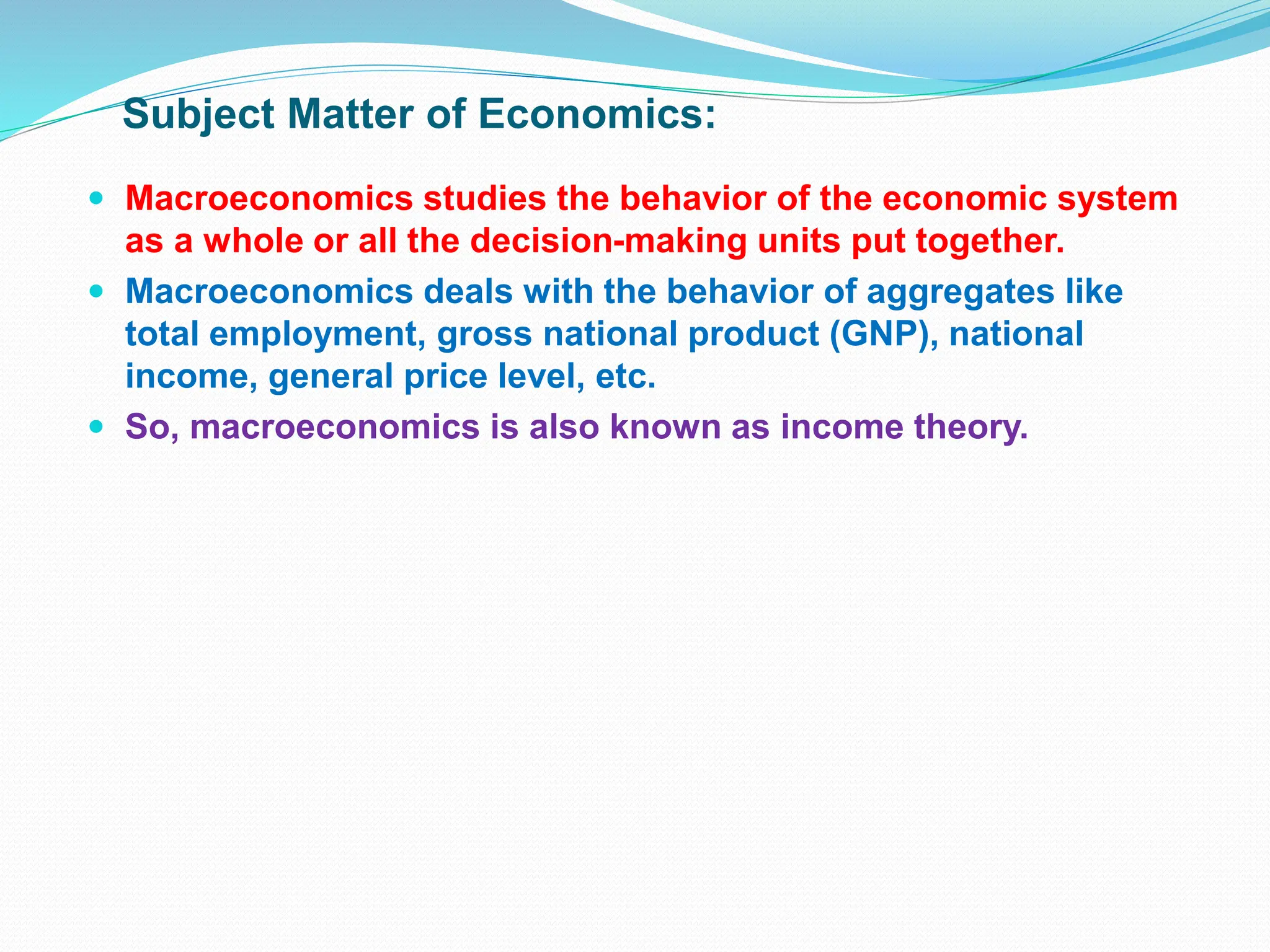 Introduction and definitions of Economics | PPT