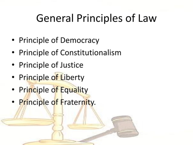 General Principles of Law, History and various Acts related to Drugs ...